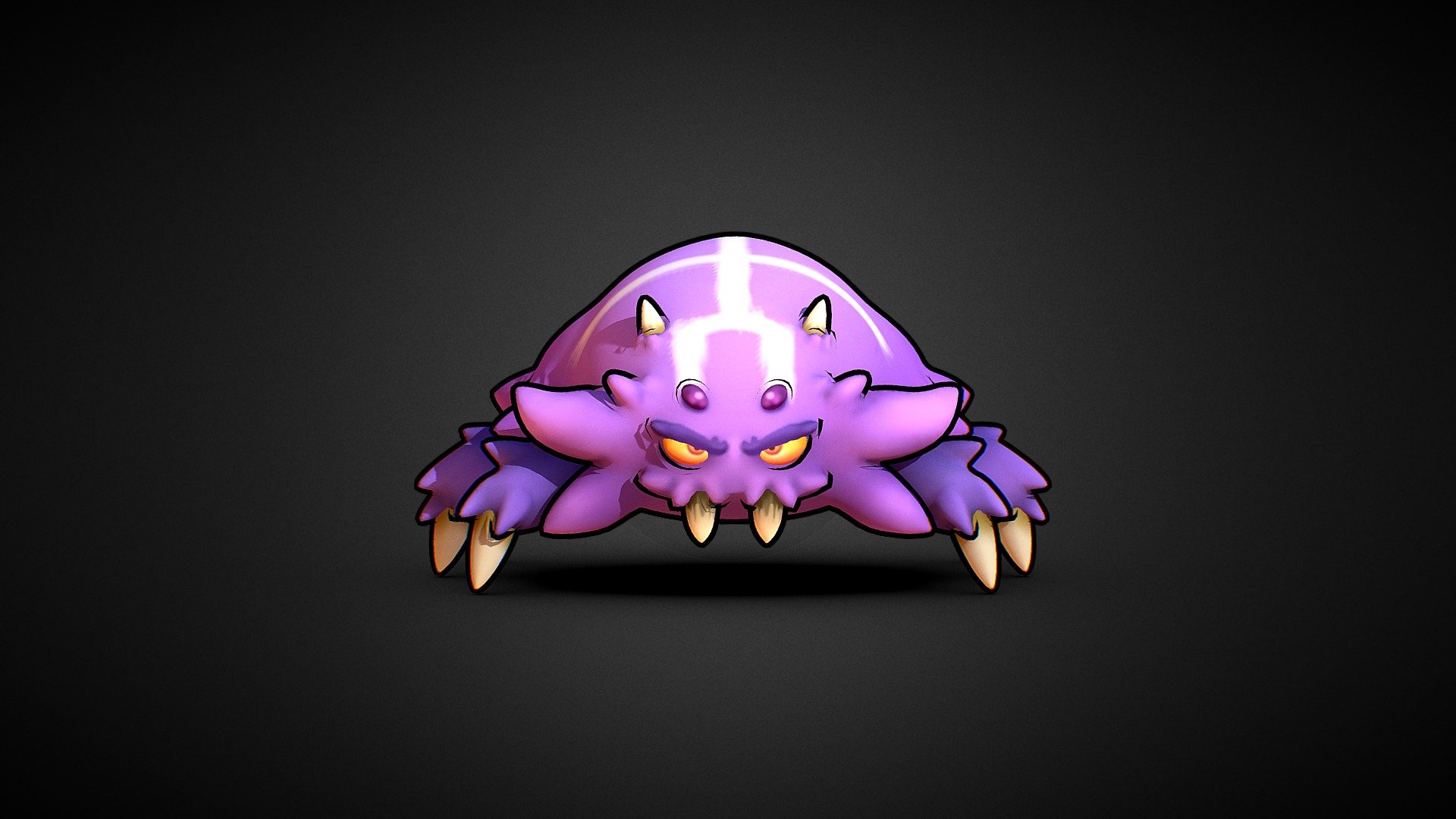 Six Legs Spider - 3D model by Rafael Veiga Rangel (@rafaelrangel3d ...