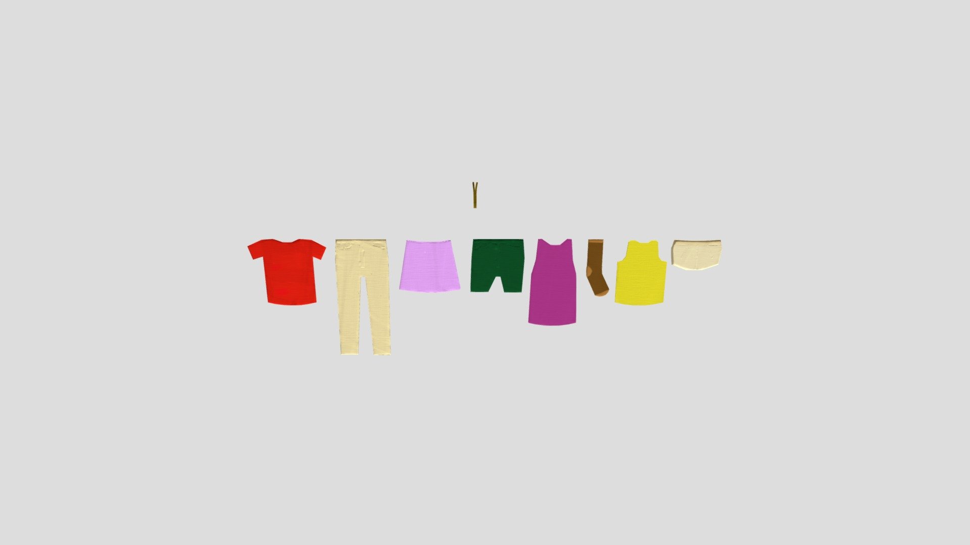 clothes hanging 2 - 3D model by nicolasburns98 [9f5d1c8] - Sketchfab