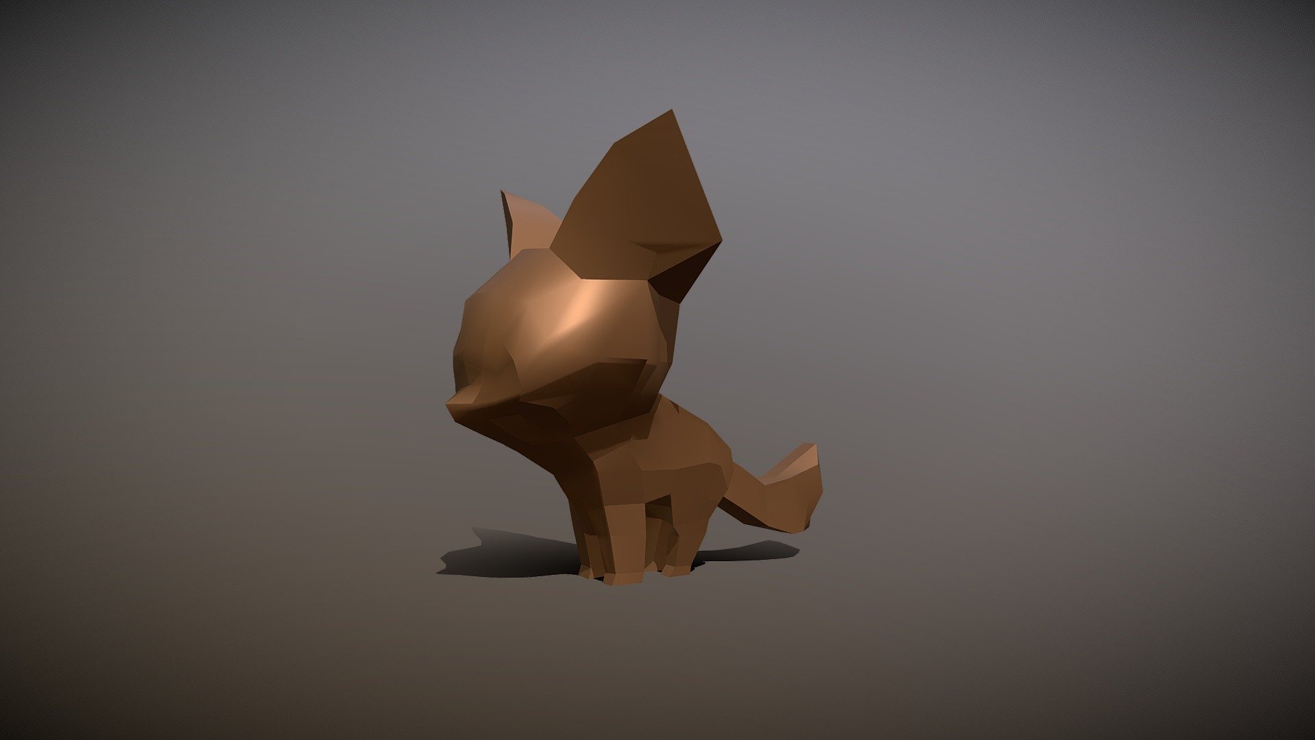 Low Poly Fox Sculpture - Download Free 3D model by vikki0612 [9f5da7e ...