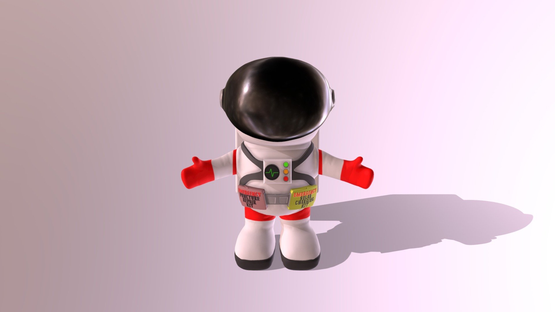 Spaceman - 3D model by Jordan.Clarke [9f61a13] - Sketchfab