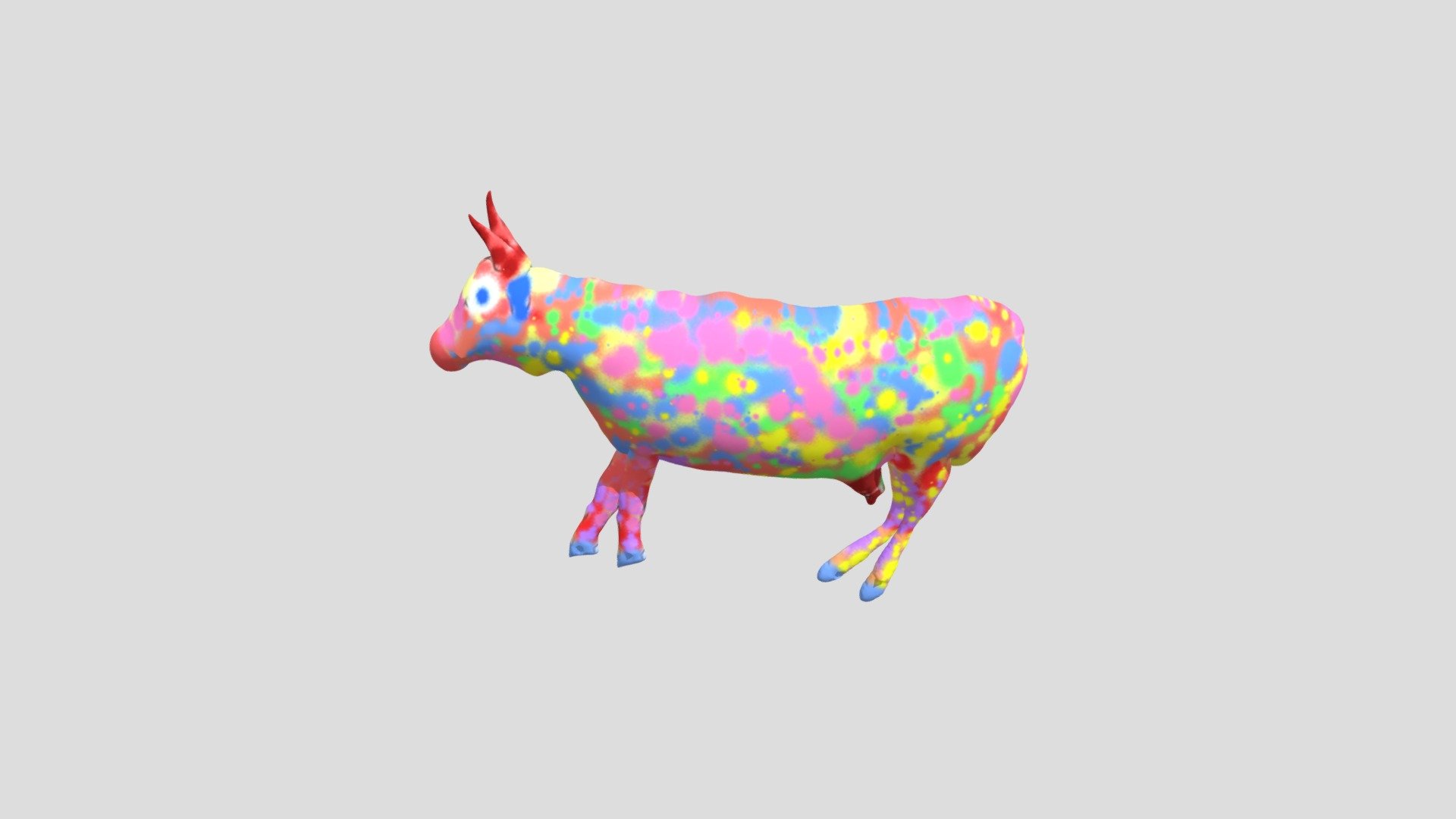 Super Artistic model Cow. very sigma - 3D model by delaunois.theo ...