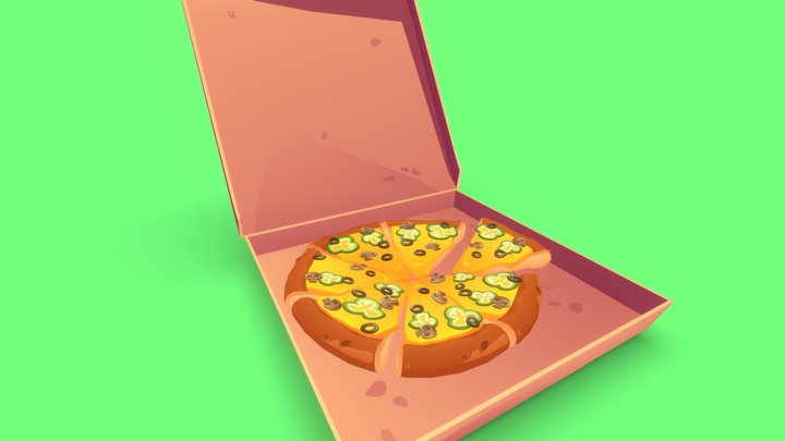 Pizza 3D models - Sketchfab