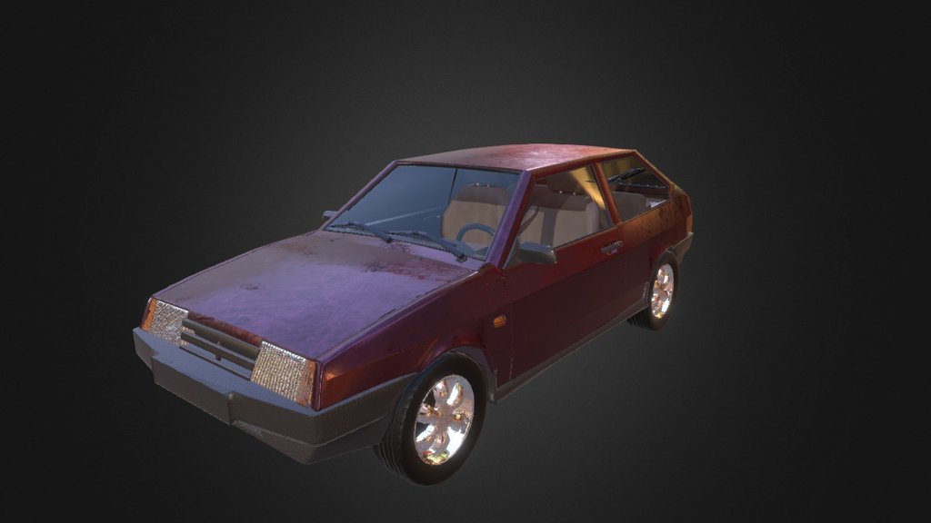 VAZ_2108 - 3D model by aregorn [9f64ec1] - Sketchfab