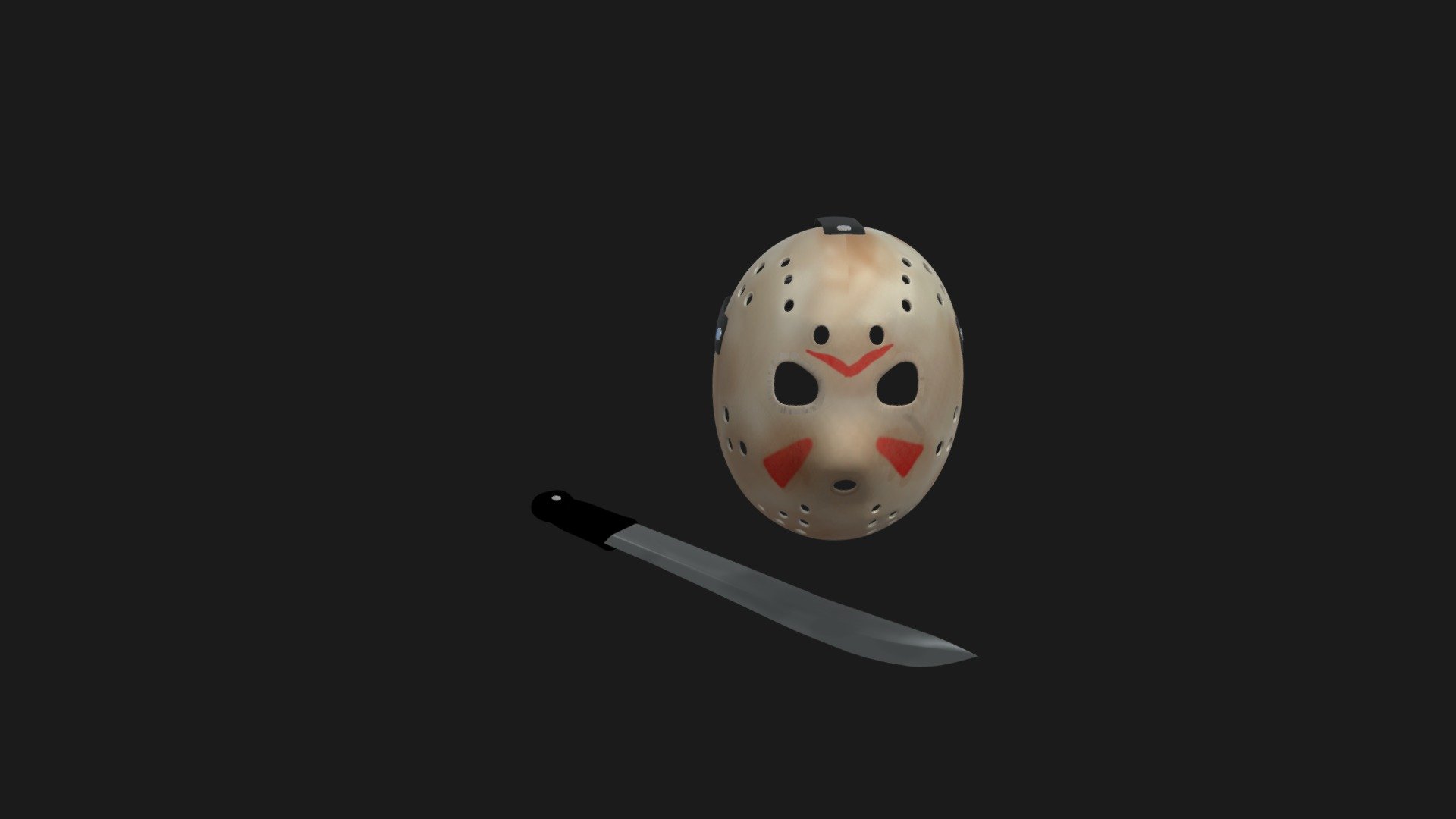 Jason's Mask and Blade - 3D model by PedroTwoKey (@pedro.ty15) [9f66314 ...