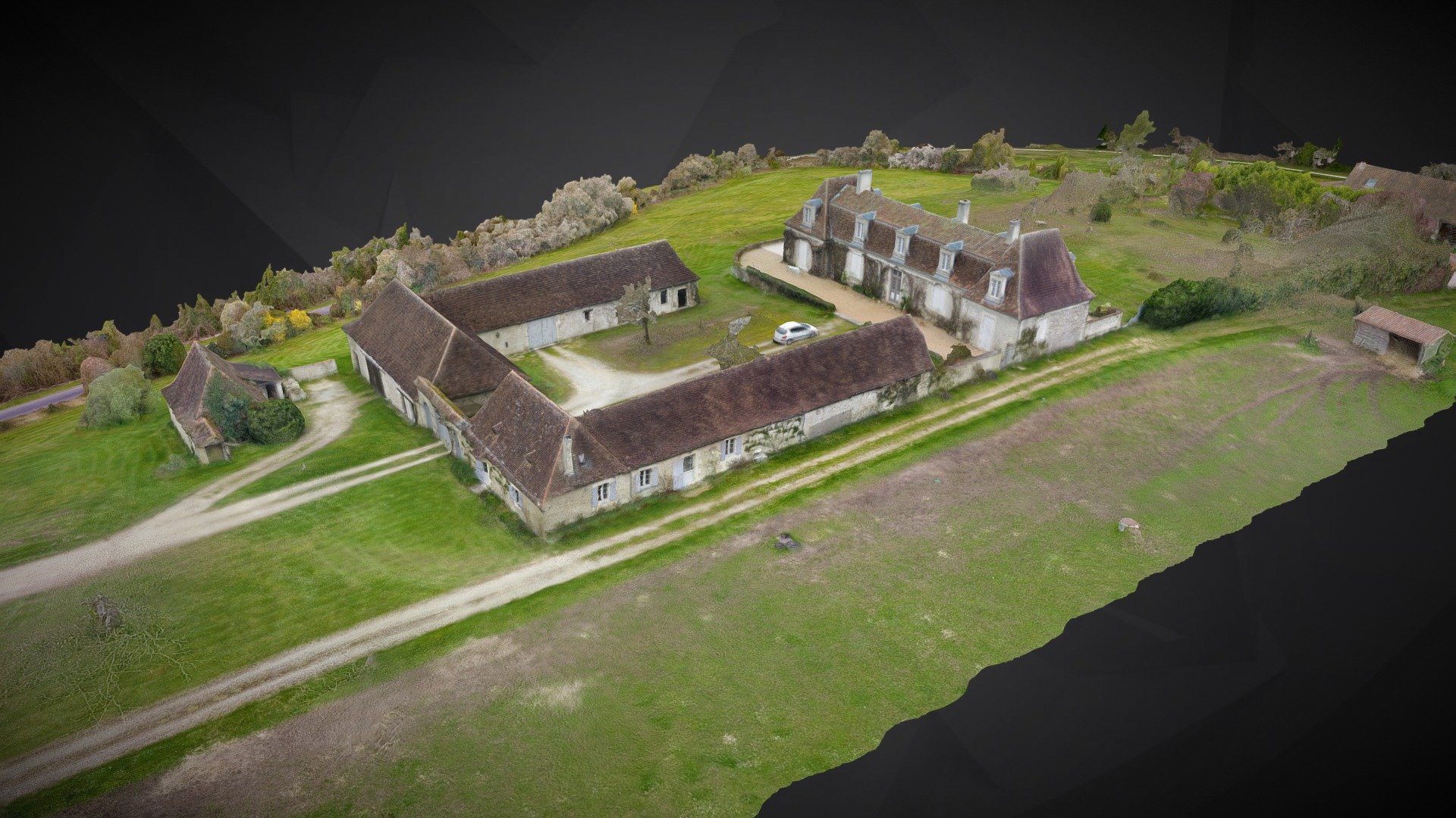 French "Chartreuse" house - Download Free 3D model by 3DA - Loïs PUIG ...