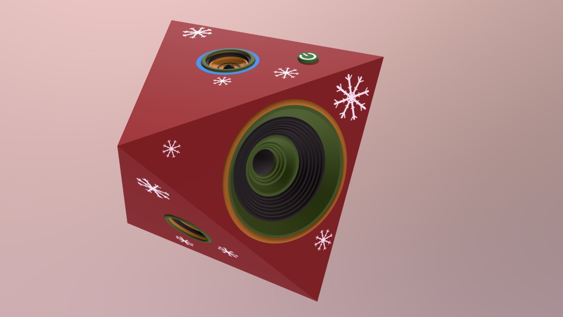Christmas Speaker - 3D model by gerdaliis [9f67159] - Sketchfab