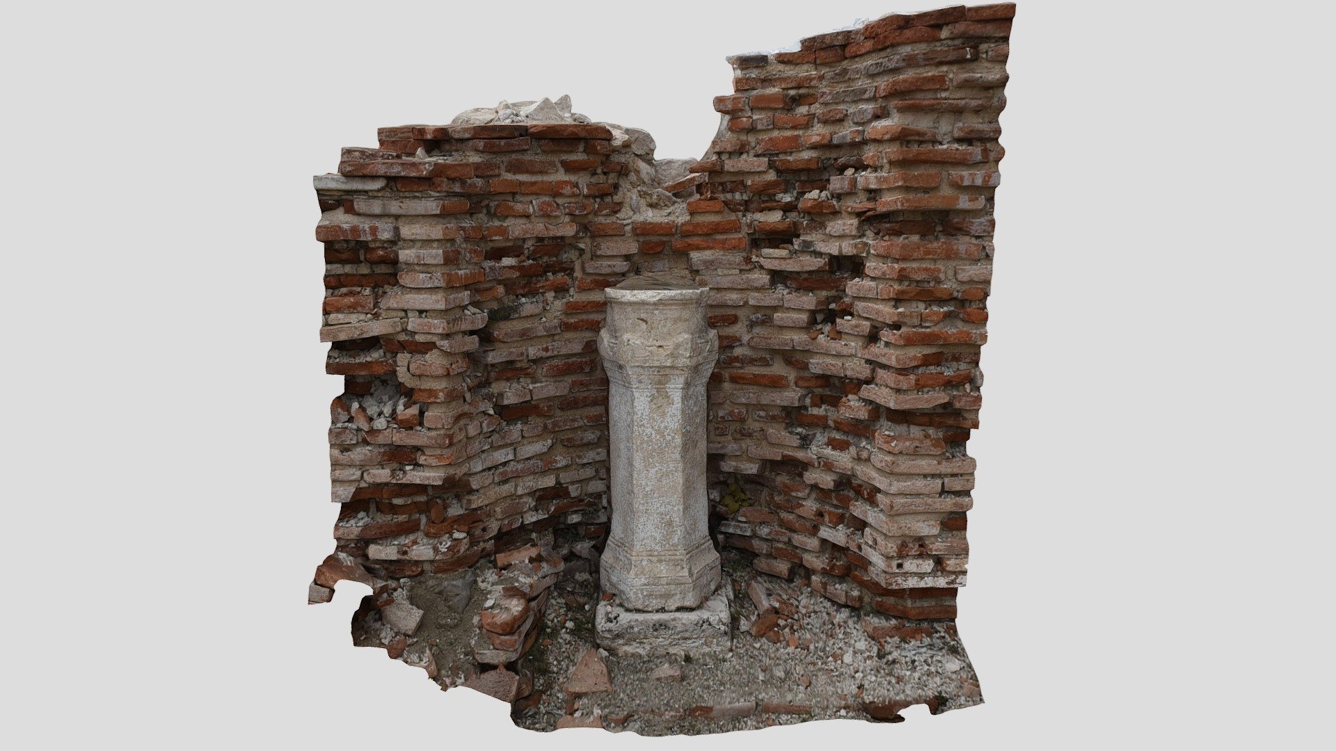 Column in Sagalassos - Download Free 3D model by Mikhail Volkov (@mgv) [9f695fd] - Sketchfab
