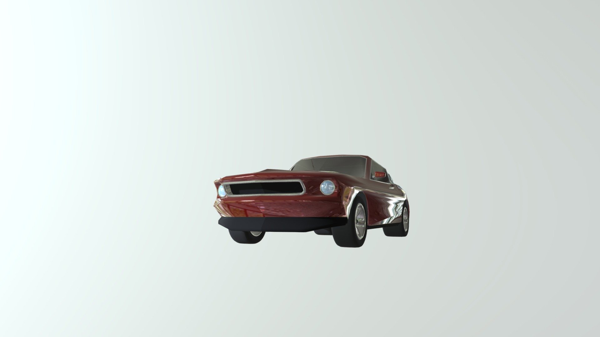 Animated Muscle Car - 3D model by hampuslundin00 [9f6a2ba] - Sketchfab