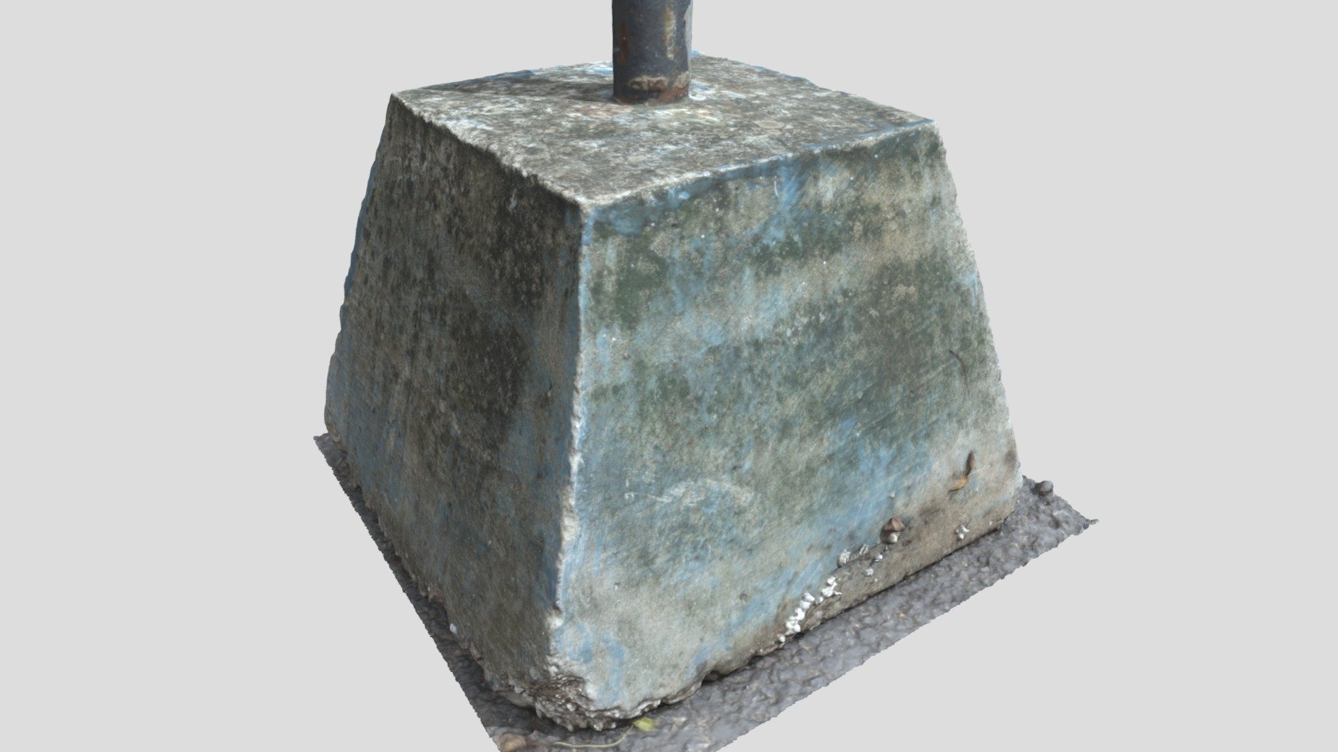 Concrete Pole Base - Download Free 3D model by joeshu [9f6a4fb] - Sketchfab