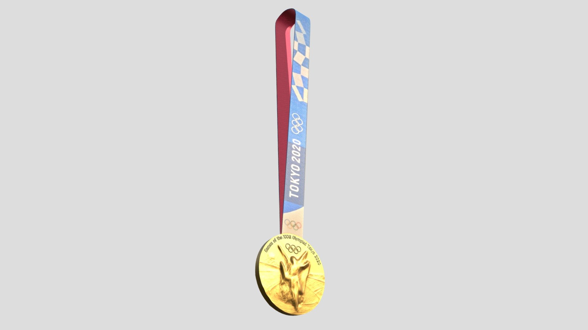 Tokyo 2020 Olympic Games Gold Medal Replica - 3D model by HazelnutAUS ...