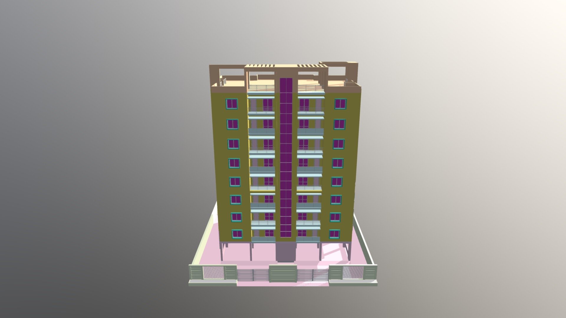 EDIFICIO - 3D model by Dani.leica [9f6bd67] - Sketchfab