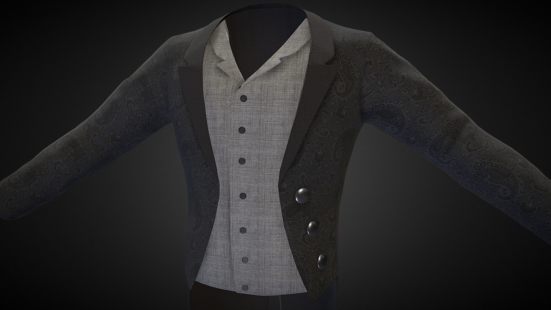Suit - 3D model by Cassi_Rainy [9f6c30d] - Sketchfab