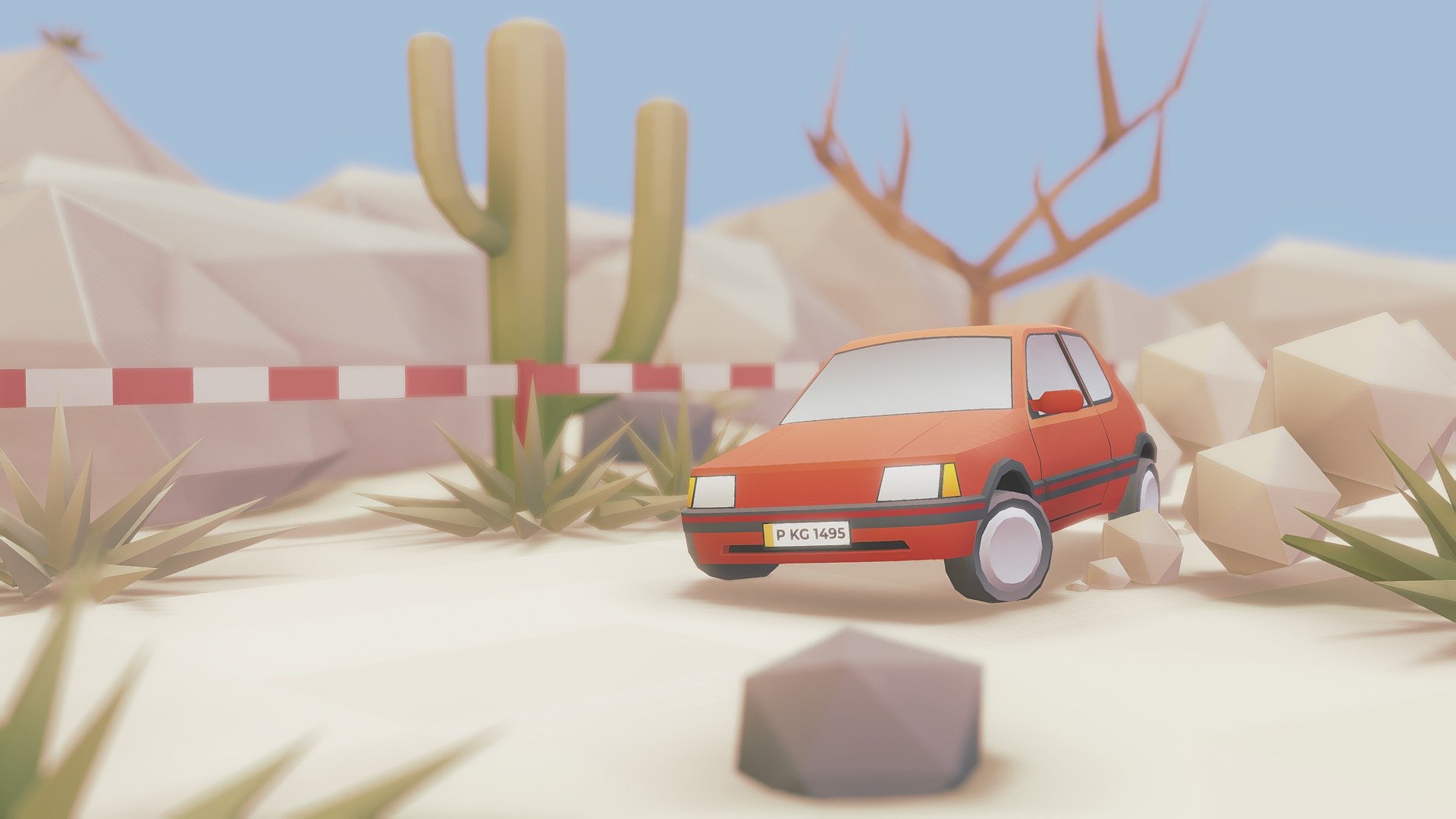 ENVIRONMENT - DESERT RALLY - Download Free 3D model by Thcyrax [9f6d5da ...
