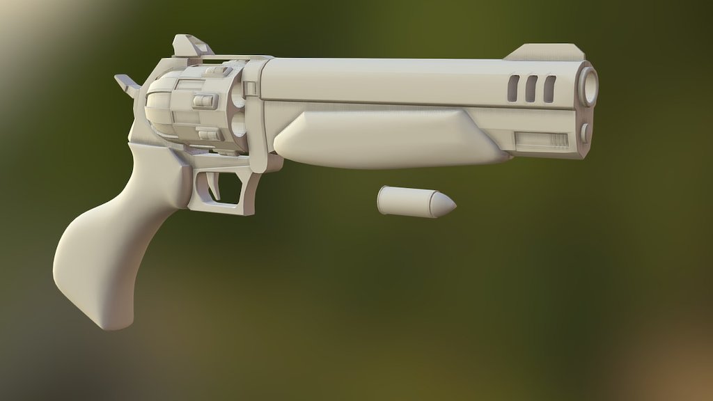 Jakobs Pistol - Download Free 3D model by Gekko (@GekkoSlo) [9f70985 ...