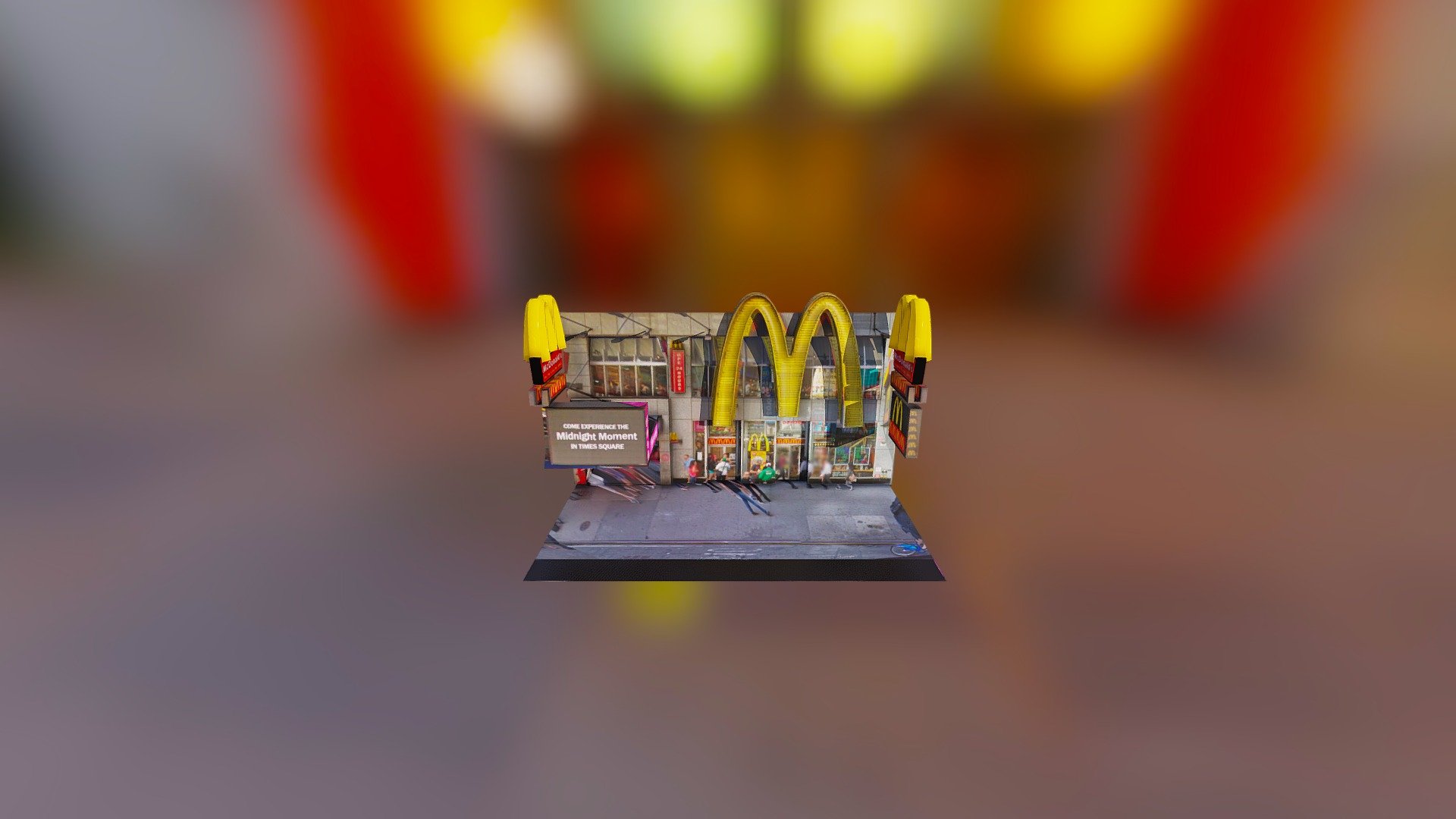 MC Donald NYC Times Square - Download Free 3D model by tgproductons [9f73205] - Sketchfab