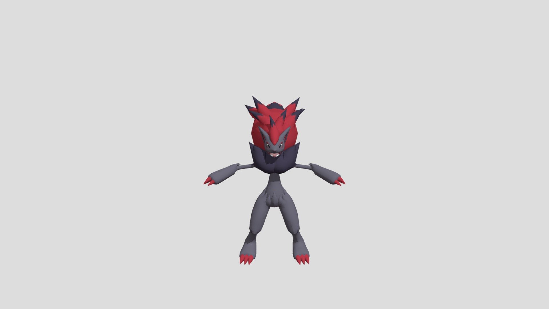 3DS - Pokemon X Y - 571 Zoroark - Download Free 3D model by JackTheOhio ...