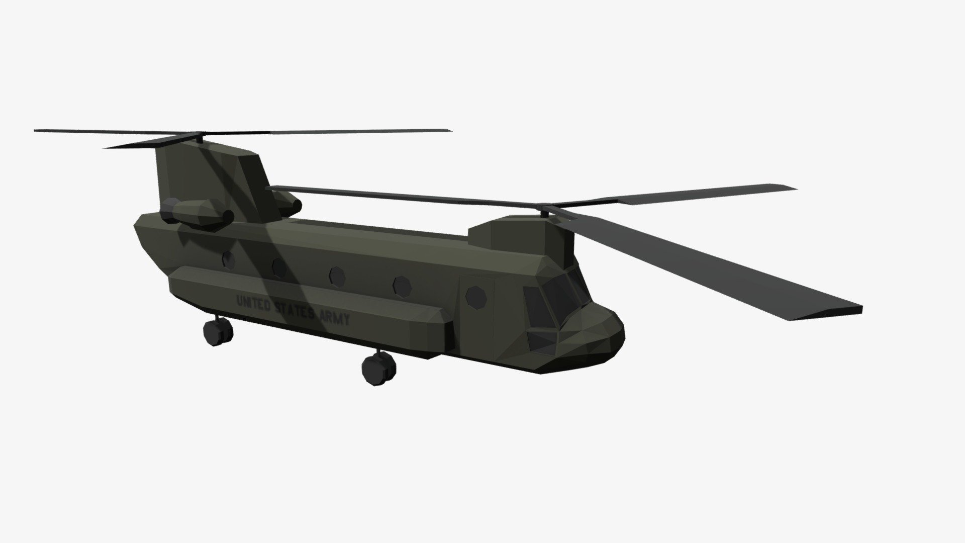 Low Poly CH-47 - 3D model by samanthacford [9f75c08] - Sketchfab
