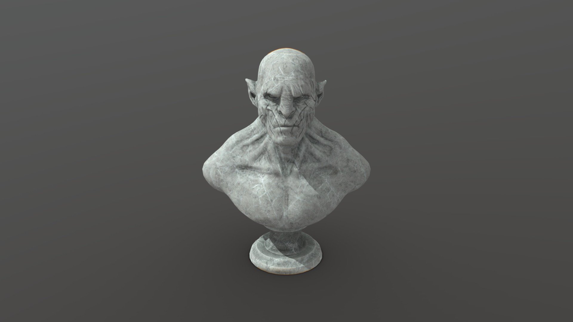 Azog Bust Statue - 3D model by nochillbrad [9f76e12] - Sketchfab