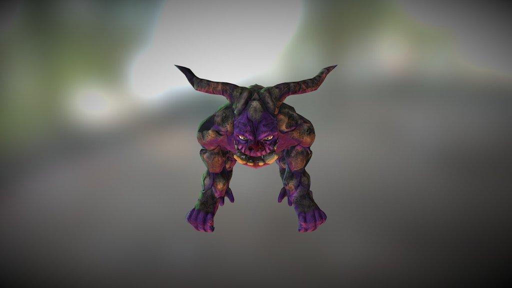 Graphorn - 3D model by emilSwe (@emilche) [9f77672] - Sketchfab