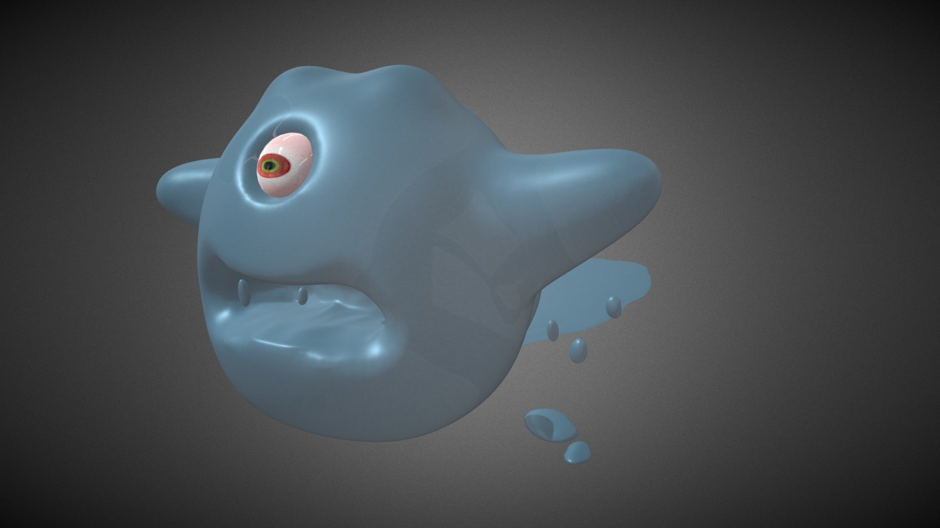 Week 16 - Monster - 3D model by Mike Lee (@Michial.Lee) [9f797db ...