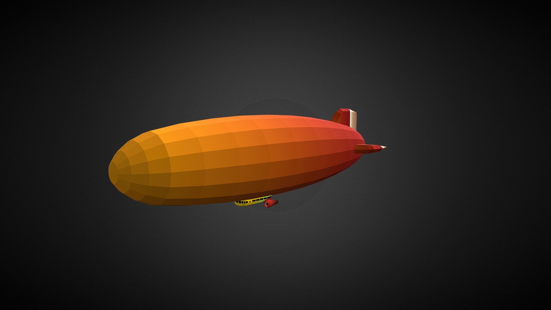 Low poly Zepplin - Download Free 3D model by The SpezX (@SpezX ...