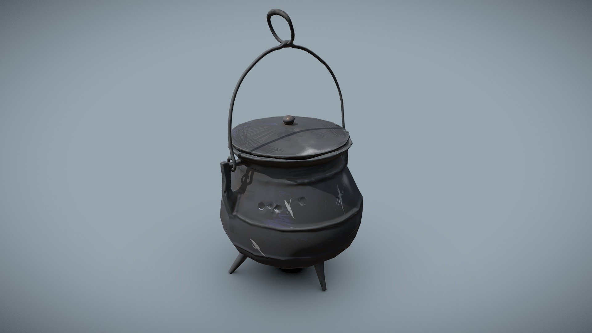 Low-poly cauldron - Download Free 3D model by Viktor_ (@Viktor ...