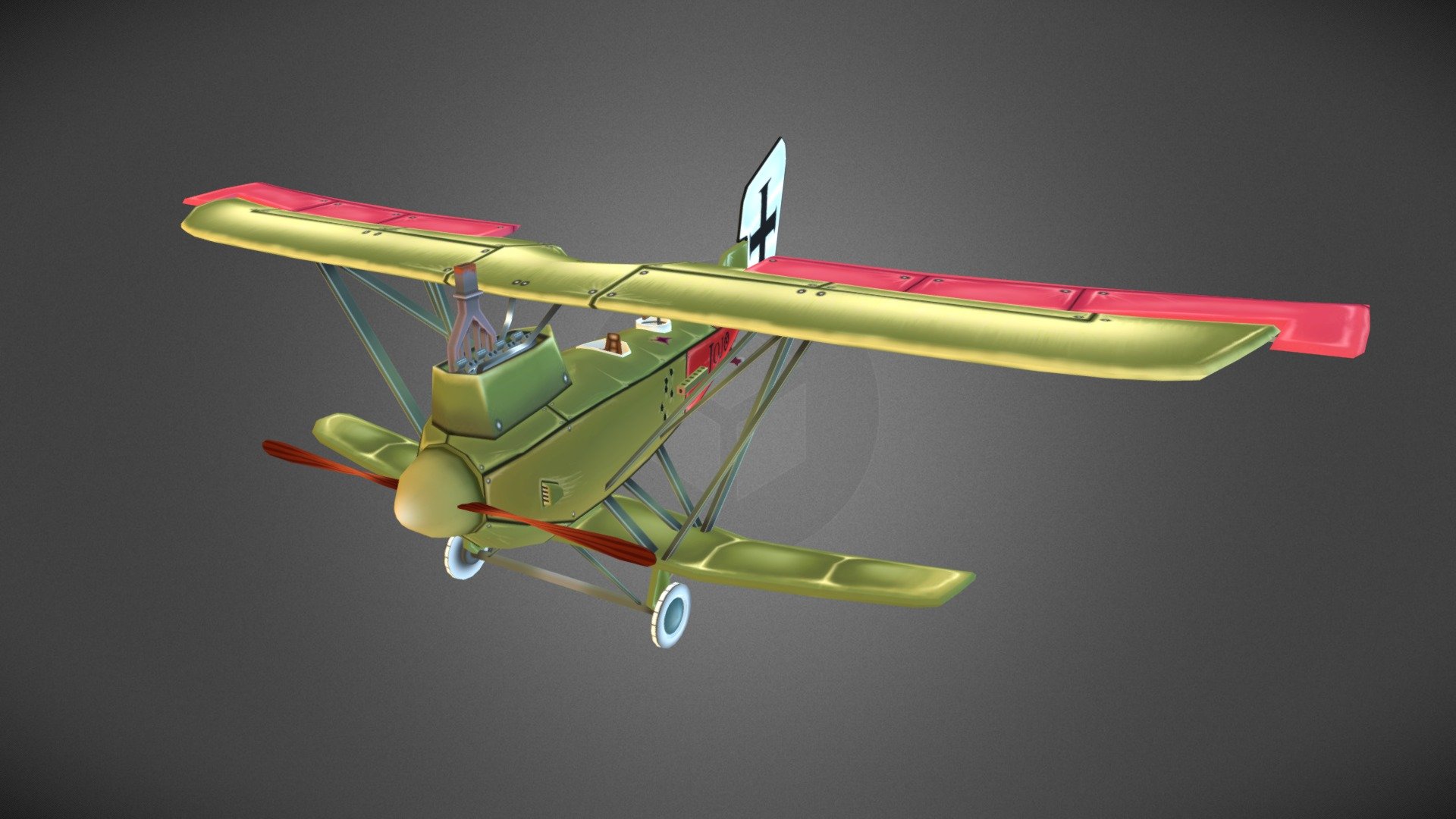 Flying Circus - Airplane - 3D model by ArcRift [9f7a487] - Sketchfab