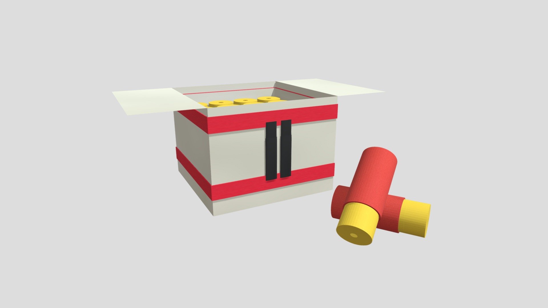 Box With Shotgun Shells - Download Free 3D model by Kroko.blend ...