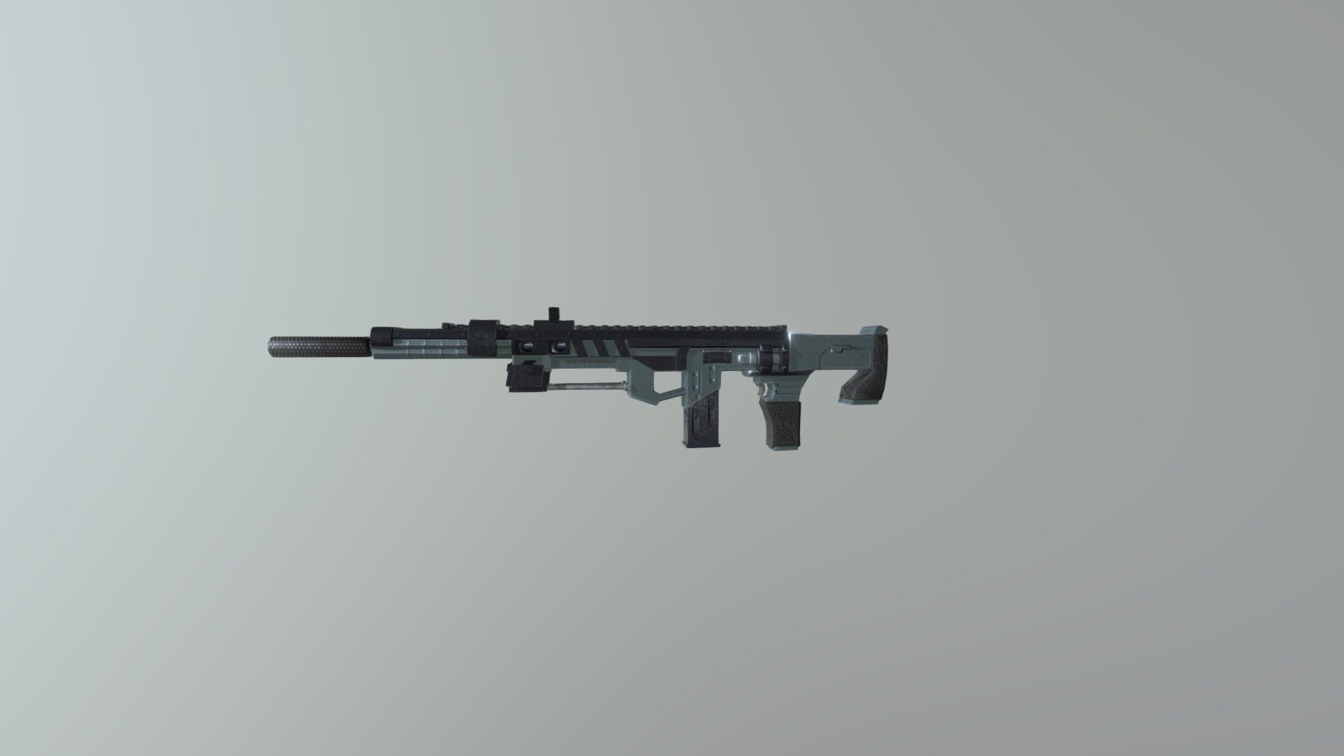 Assault Rifle (November 2019) - 3D model by Lukas Guhse (@guhselukas ...