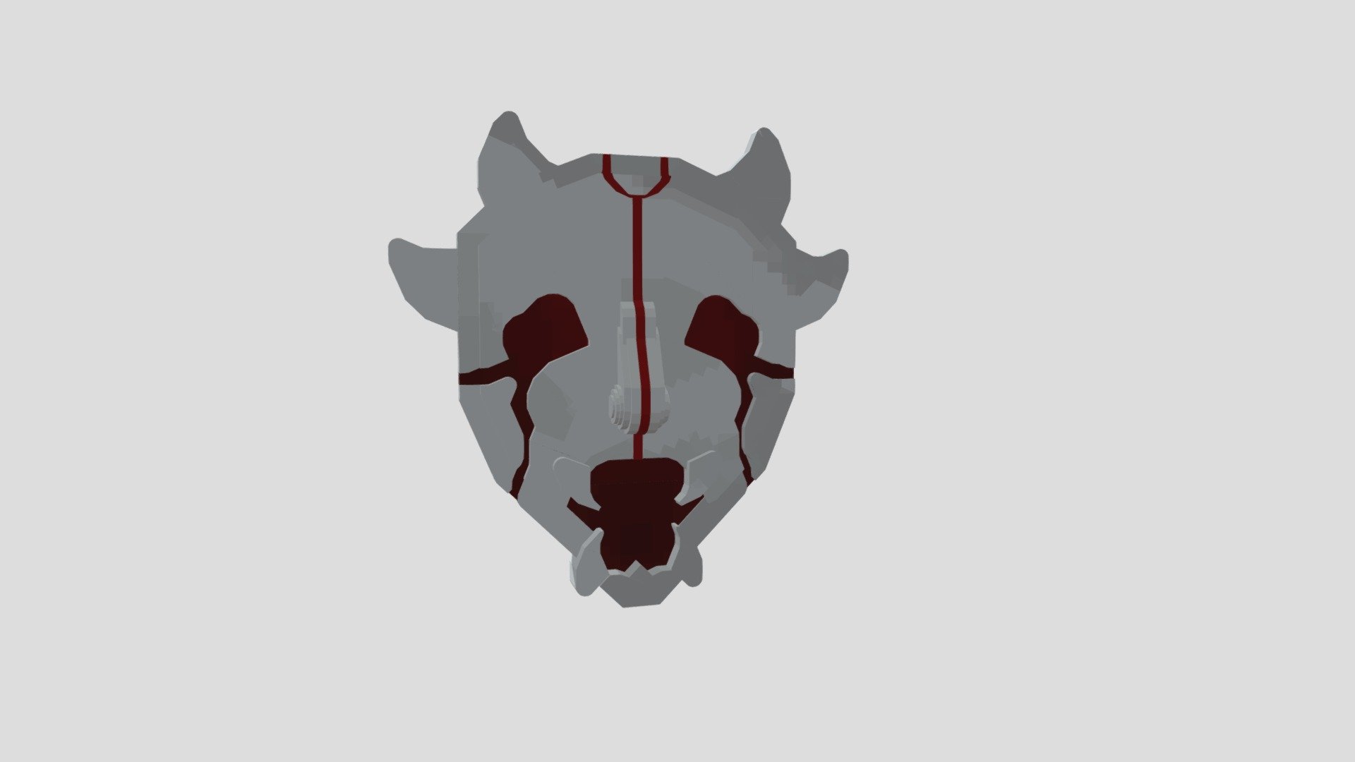 Minecraft Devil's Mask - 3D model by Berdoze [9f7cead] - Sketchfab