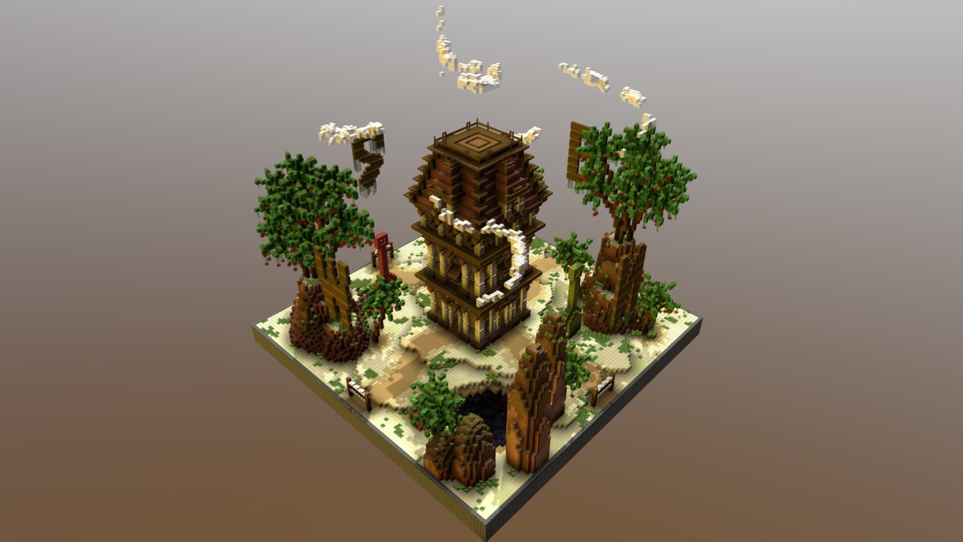 CavePvP Kitmap Spawn ~ Summer Theme - Download Free 3D model by ...