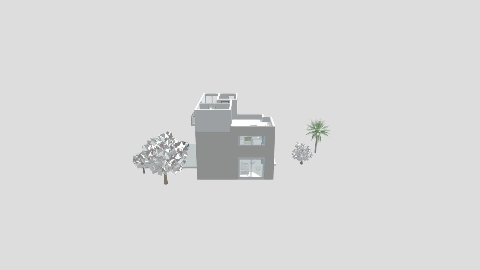Rooftop House - 3D model by Home Design 3D (@homedesign3d) [9f80a99 ...