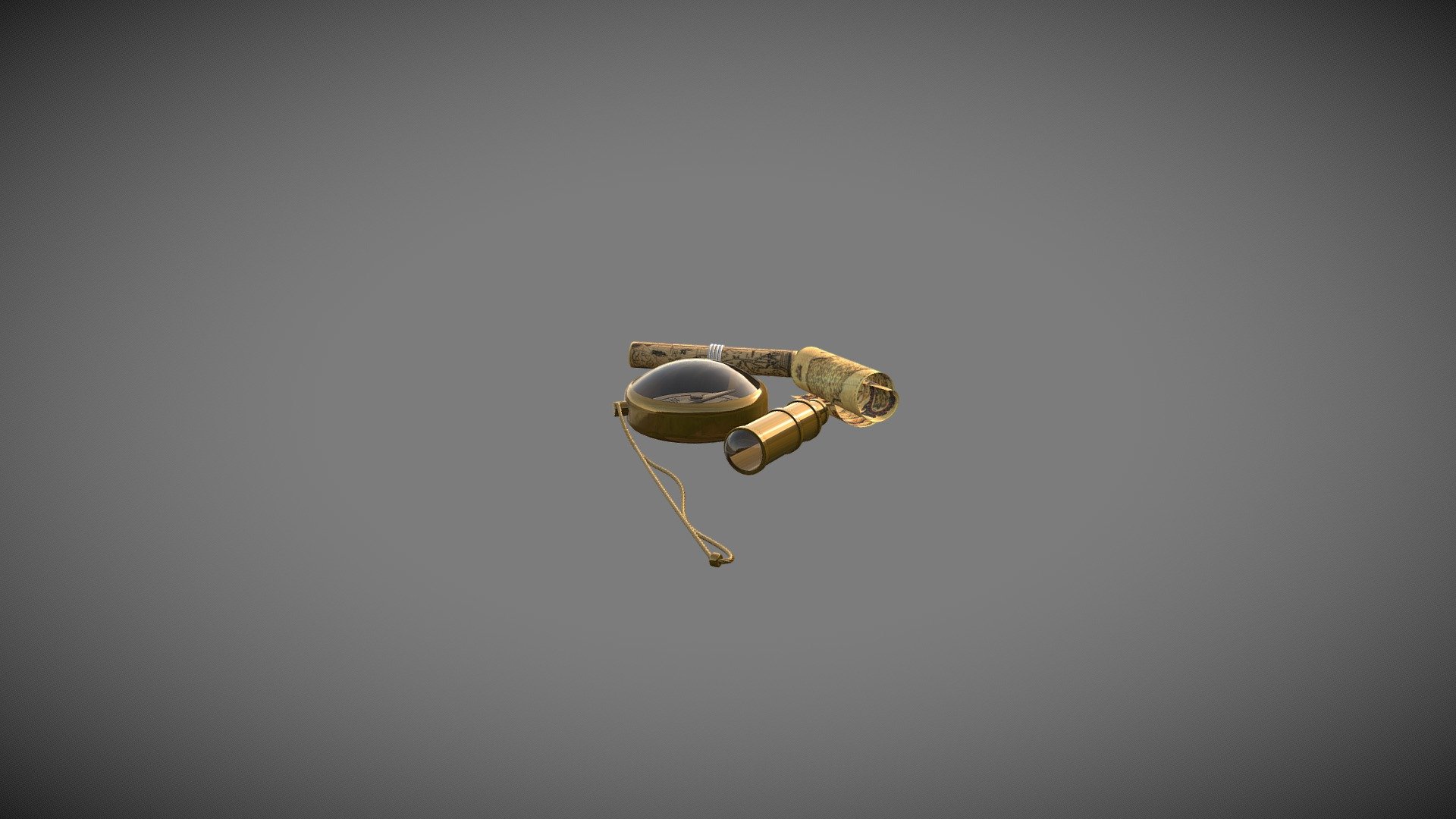 Compass - 3D model by Selahattin Cin (@selahattincin) [9f8367d] - Sketchfab