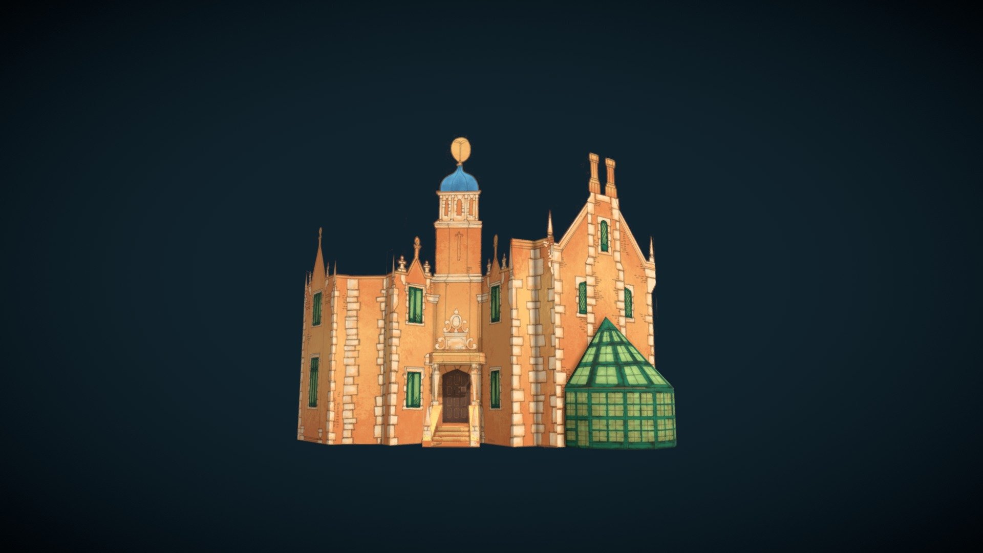 Disney World Haunted Mansion - 3D model by pixeldog4ever [9f85bd1 ...