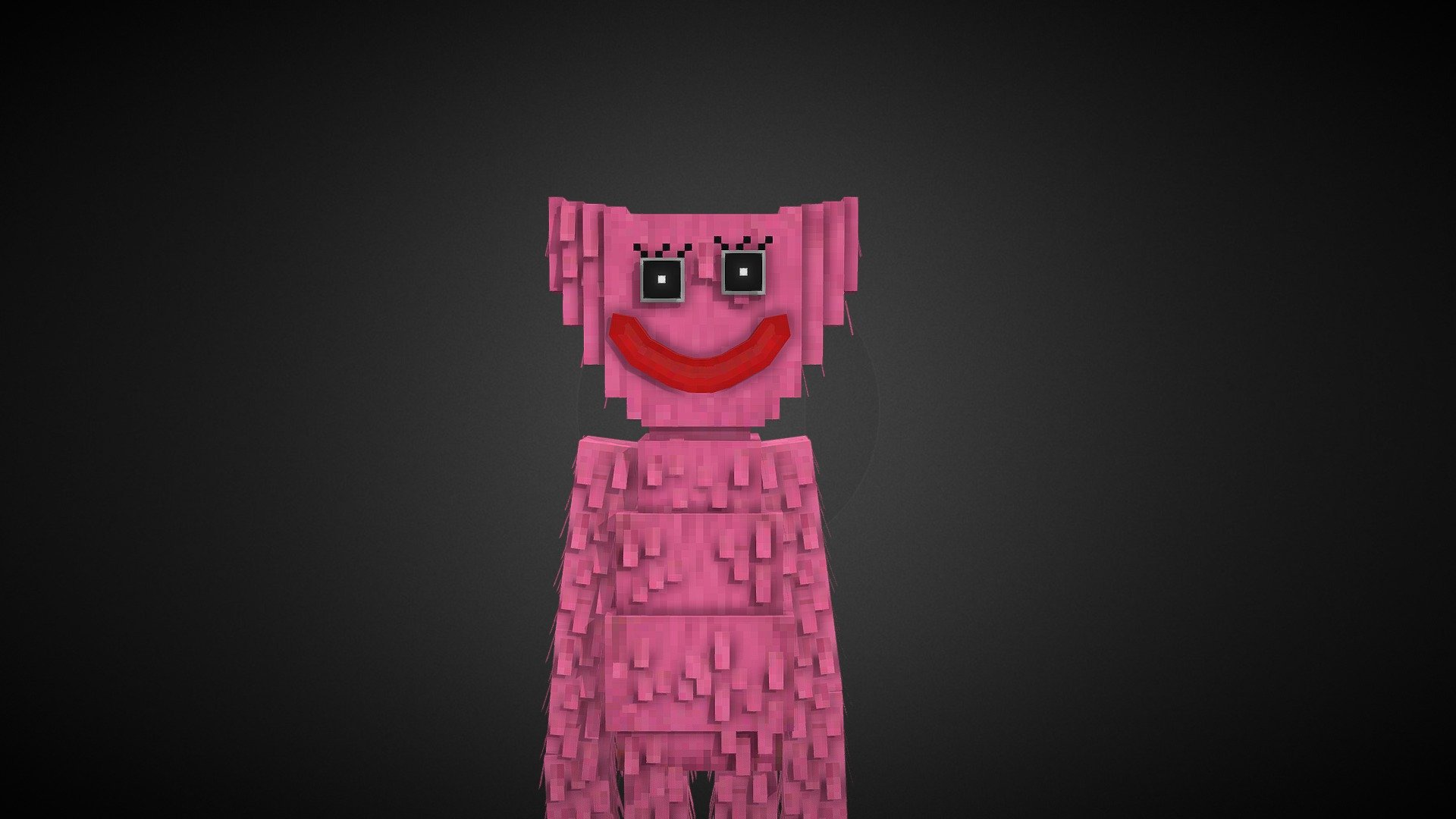 PoppyPlaytime Kissy Missy - Minecraft Style - 3D model by jean7040404 ...