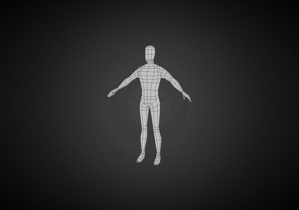 Low poly character base - 3D model by Urpo [9f87db9] - Sketchfab