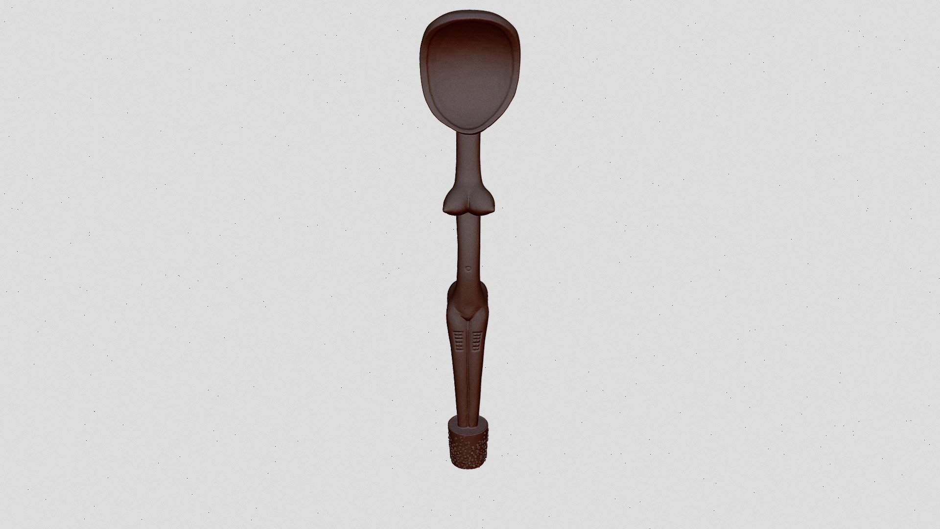 Zulu Spoon Modified Hollow 20.28 inches - 3D model by Studio S II ...
