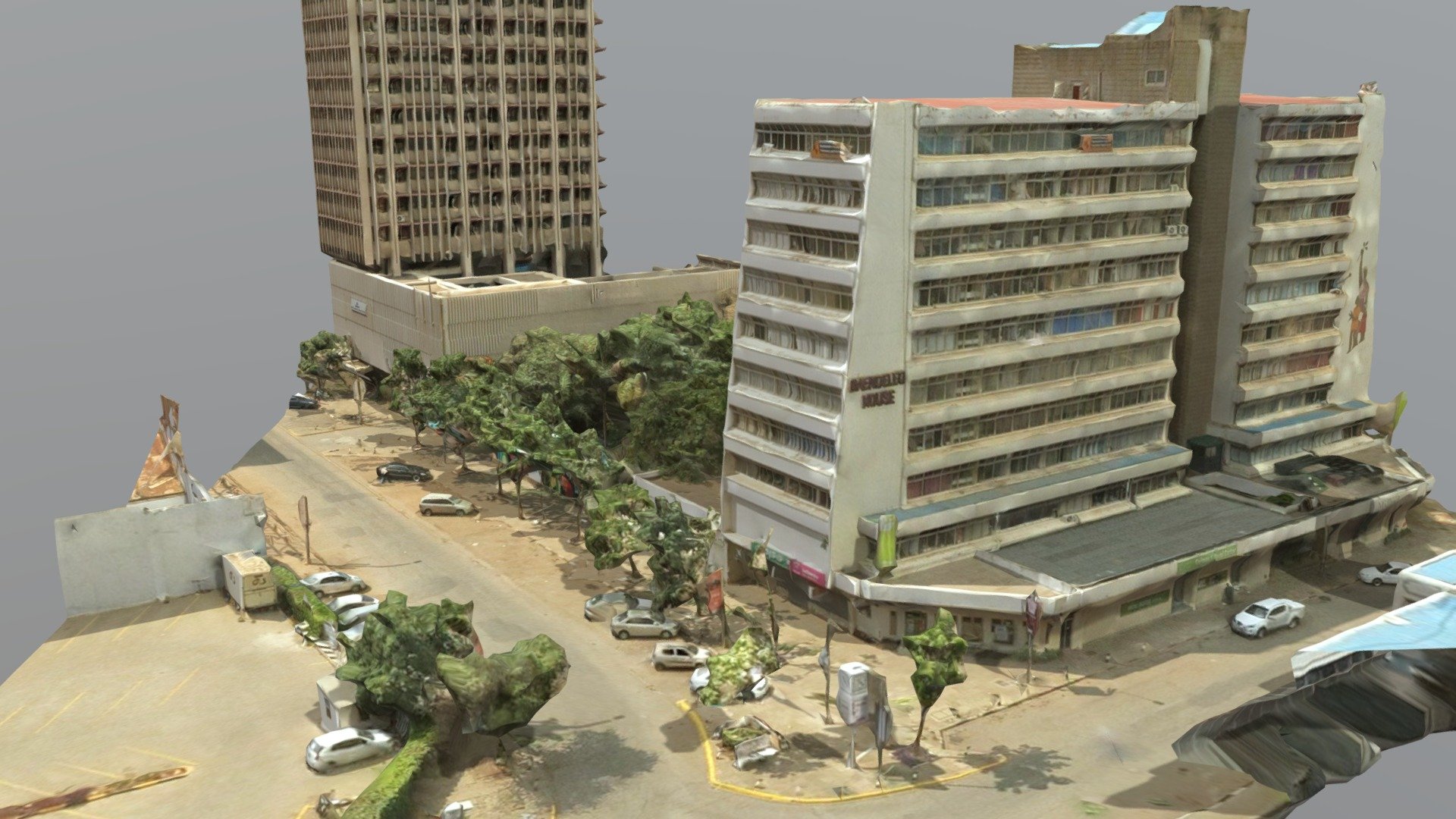 Nairobi Building 4 - 3D model by whatnick [9f8c7f0] - Sketchfab