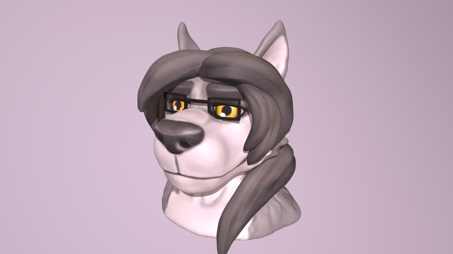 Anthro Husky head - 3D model by kohyena [9f8e1ae] - Sketchfab