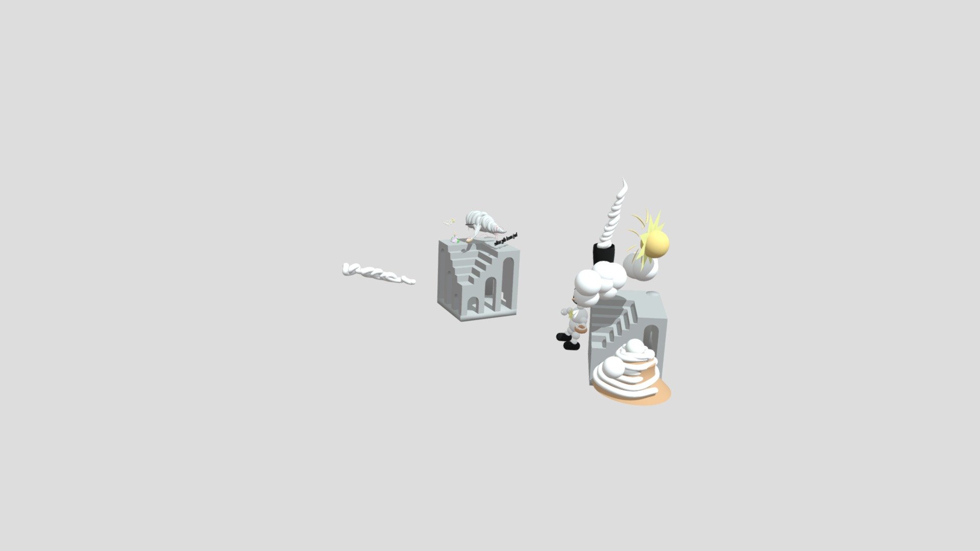 Second 3D Sketch JNP Obj - 3D model by JanusPoulsen [9f8e26e] - Sketchfab