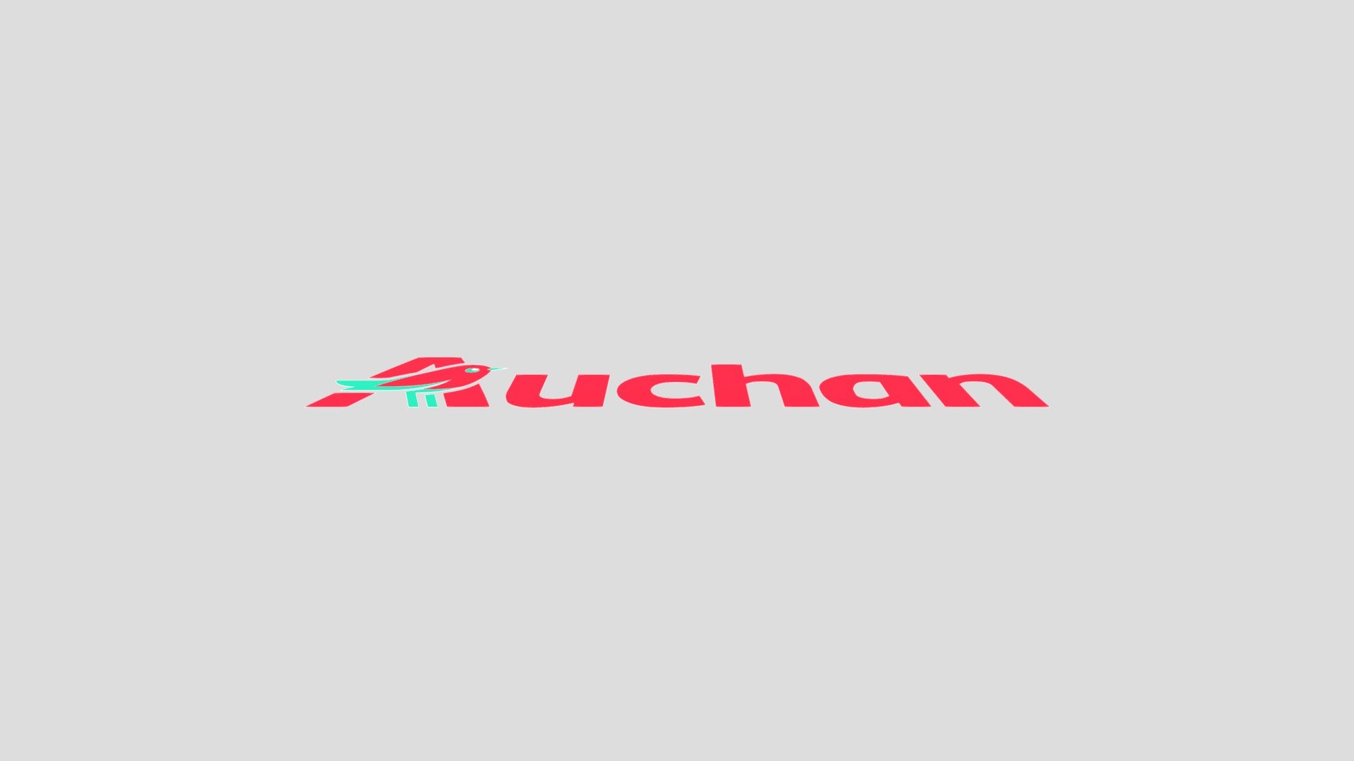 Auchan Logo - Download Free 3D model by icantbeyoumother [9f8f70d] - Sketchfab