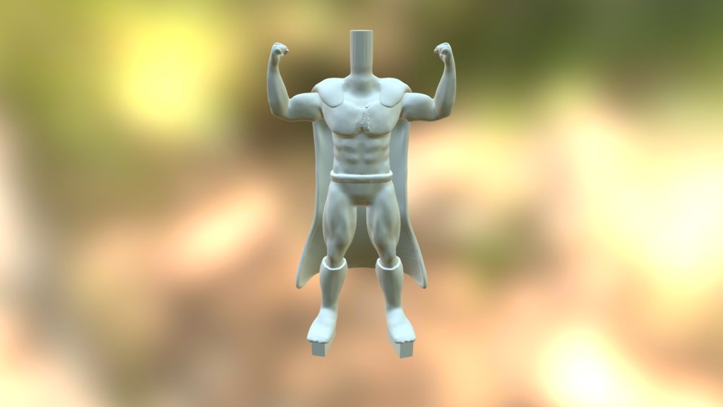SuperMuscle - 3D model by BBT (@brian_bt636) [9f8fb69] - Sketchfab