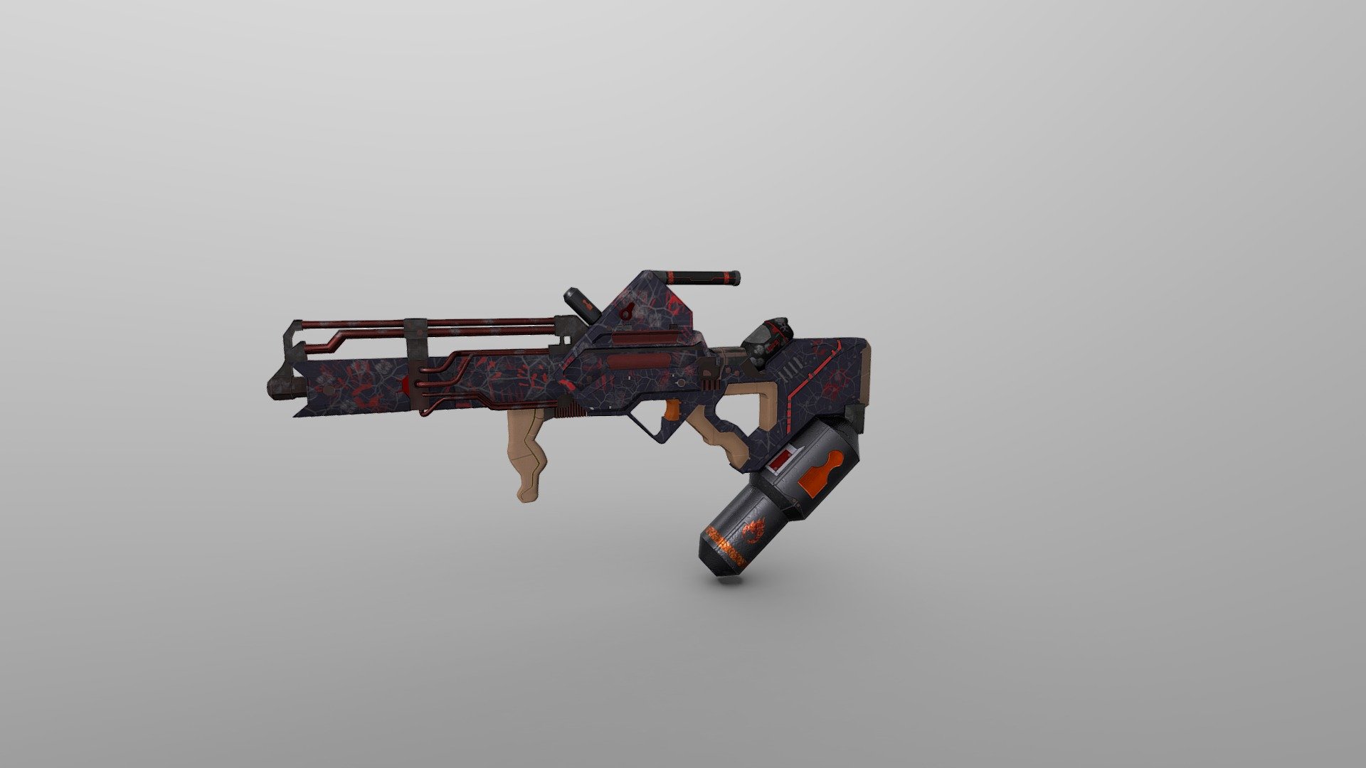 Project-X flamethrower - 3D model by Pina_art [9f90792] - Sketchfab
