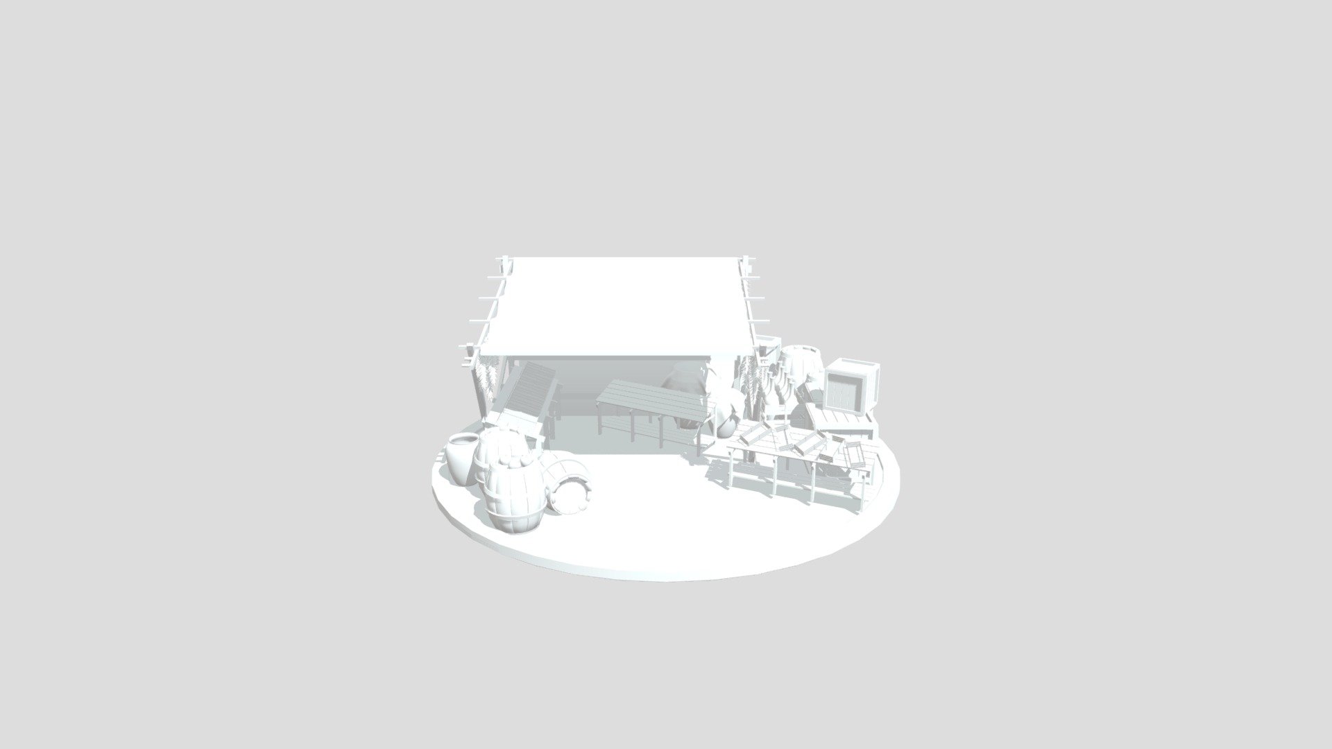 Market - 3D model by Alexthebigboy [9f92564] - Sketchfab