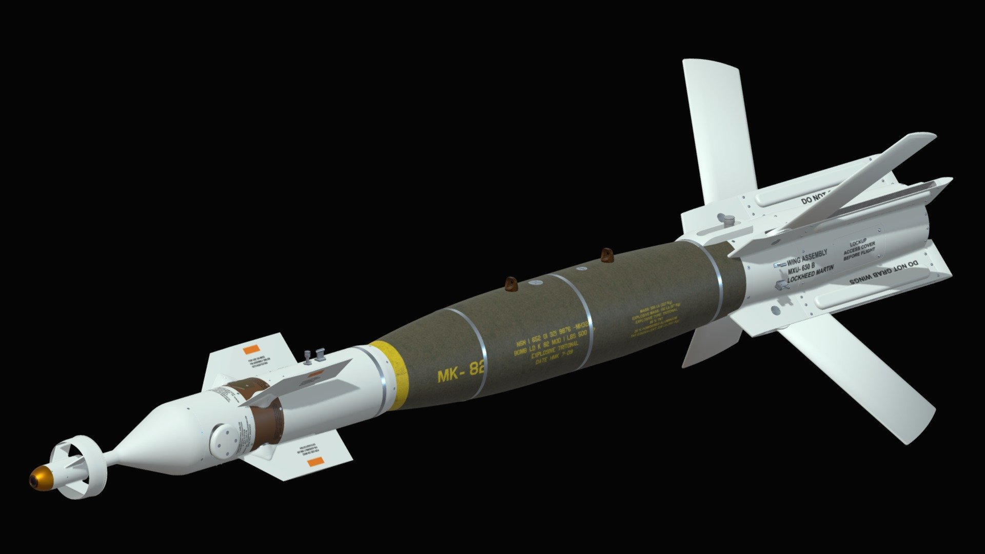 GBU-12 Paragon DMLGB - 3D model by Jeyhun1985 [9f93bf3] - Sketchfab