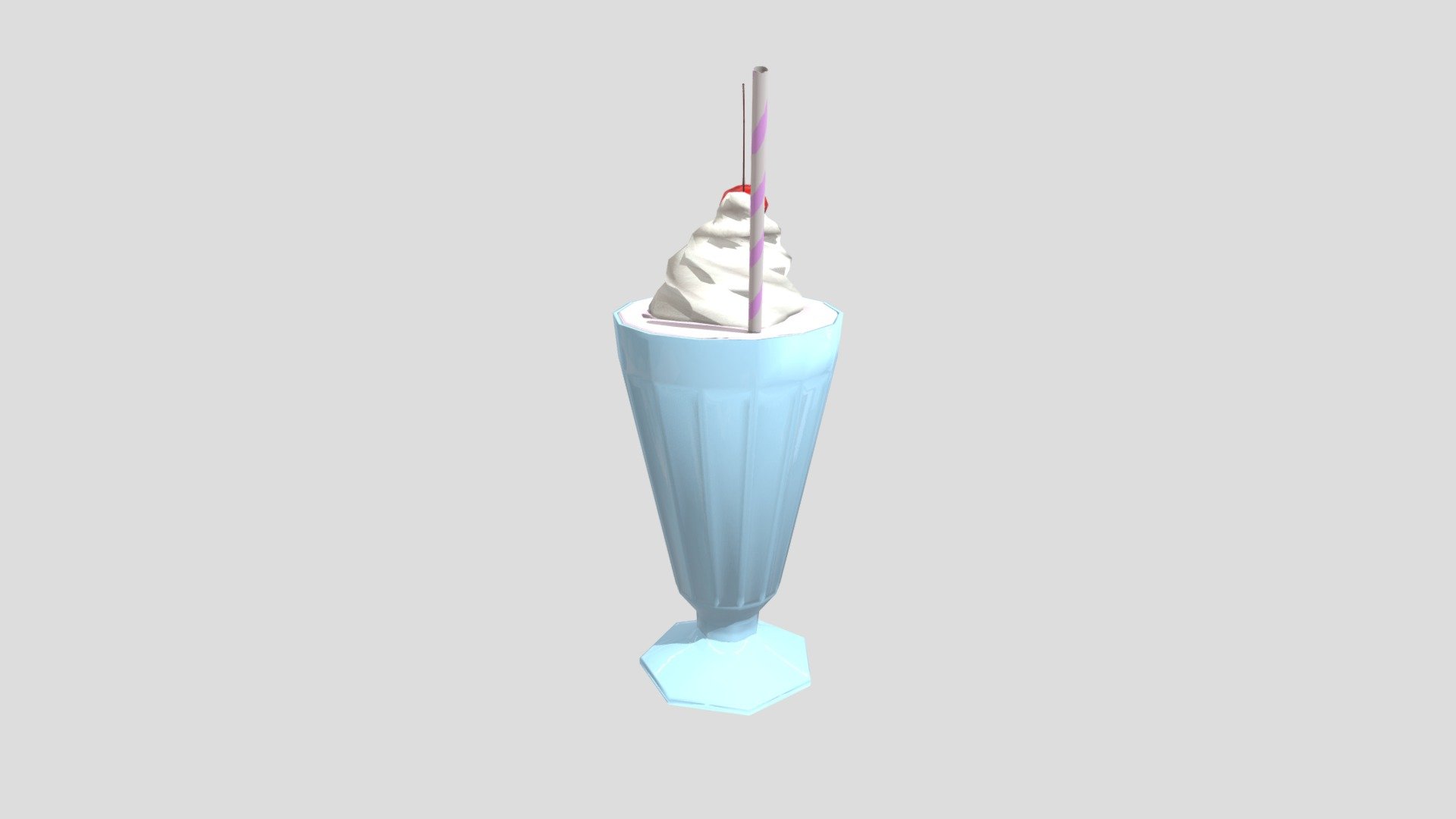 milkshake - 3D model by riskoskrabak [9f95439] - Sketchfab