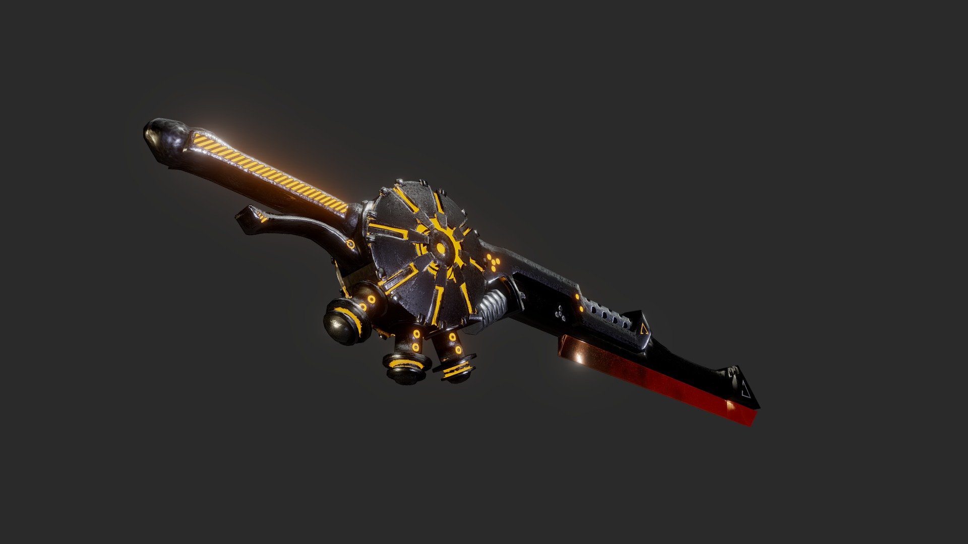 Steampunk Sword - 3D model by Pascal T. Monette (@baltazo) [9f95e65 ...