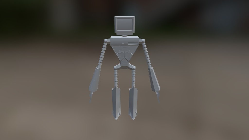 Computer Robo - 3D model by rockyino [9f96103] - Sketchfab