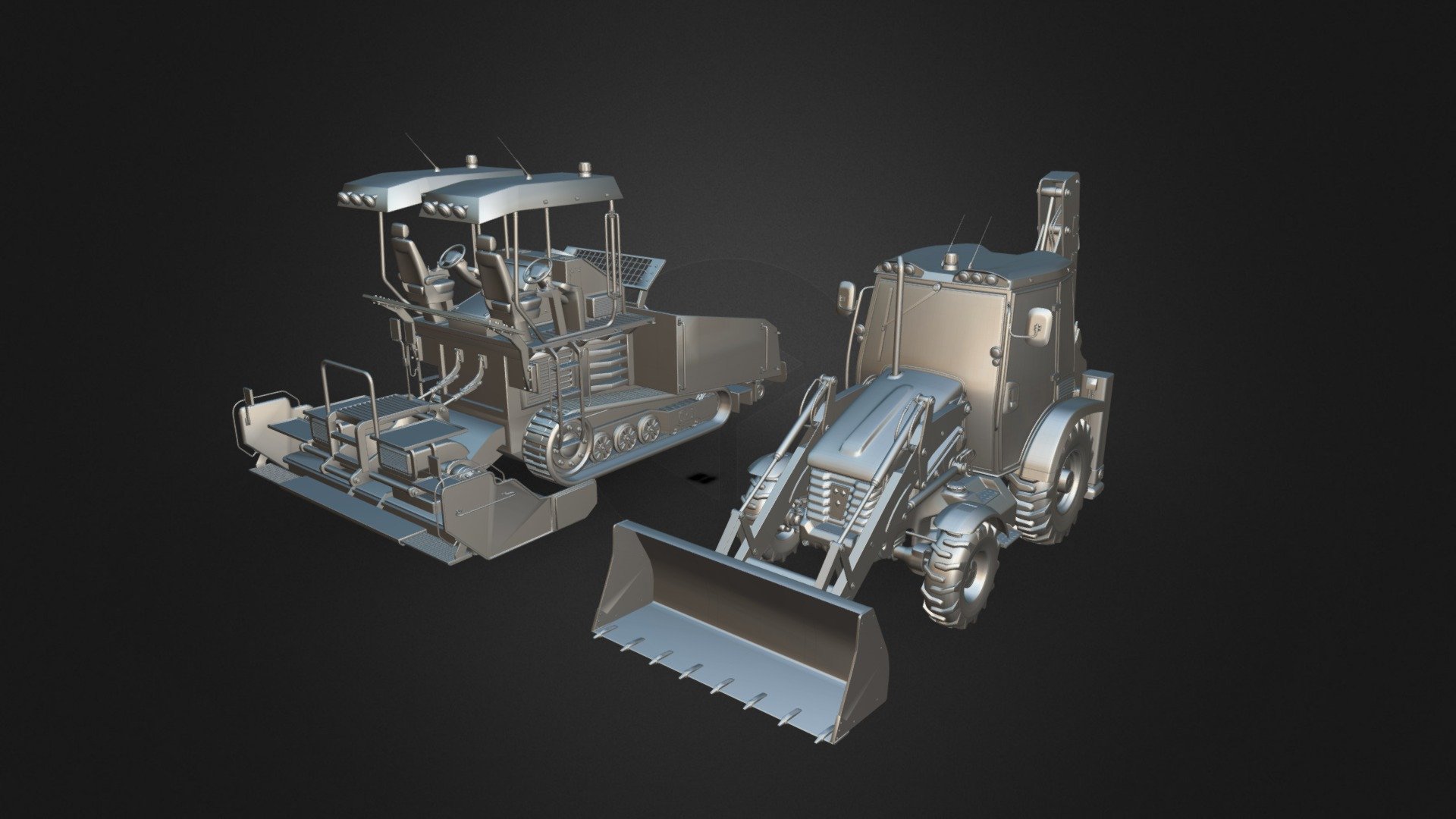 Loaders - 3D model by mohamedhussien [9f9665e] - Sketchfab