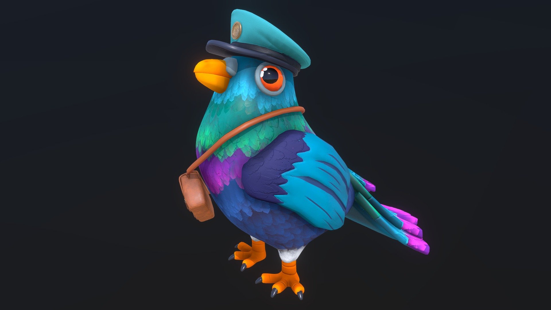 Delivery Pigeon - 3D model by Nello (@Bodaro) [9f96d11] - Sketchfab